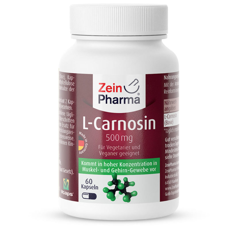 КАРНОЗИН / CARNOSINE – ZeinPharma (60 капсули) - BG Health